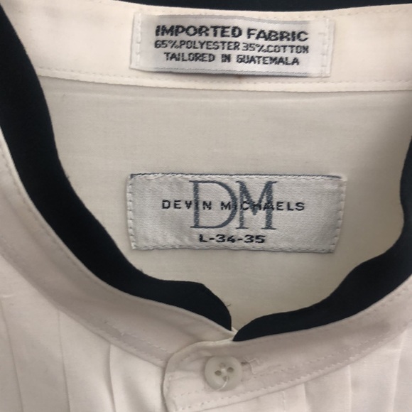 Devin Michaels | Shirts | Devin Michaels Tuxedo Shirt | Poshmark